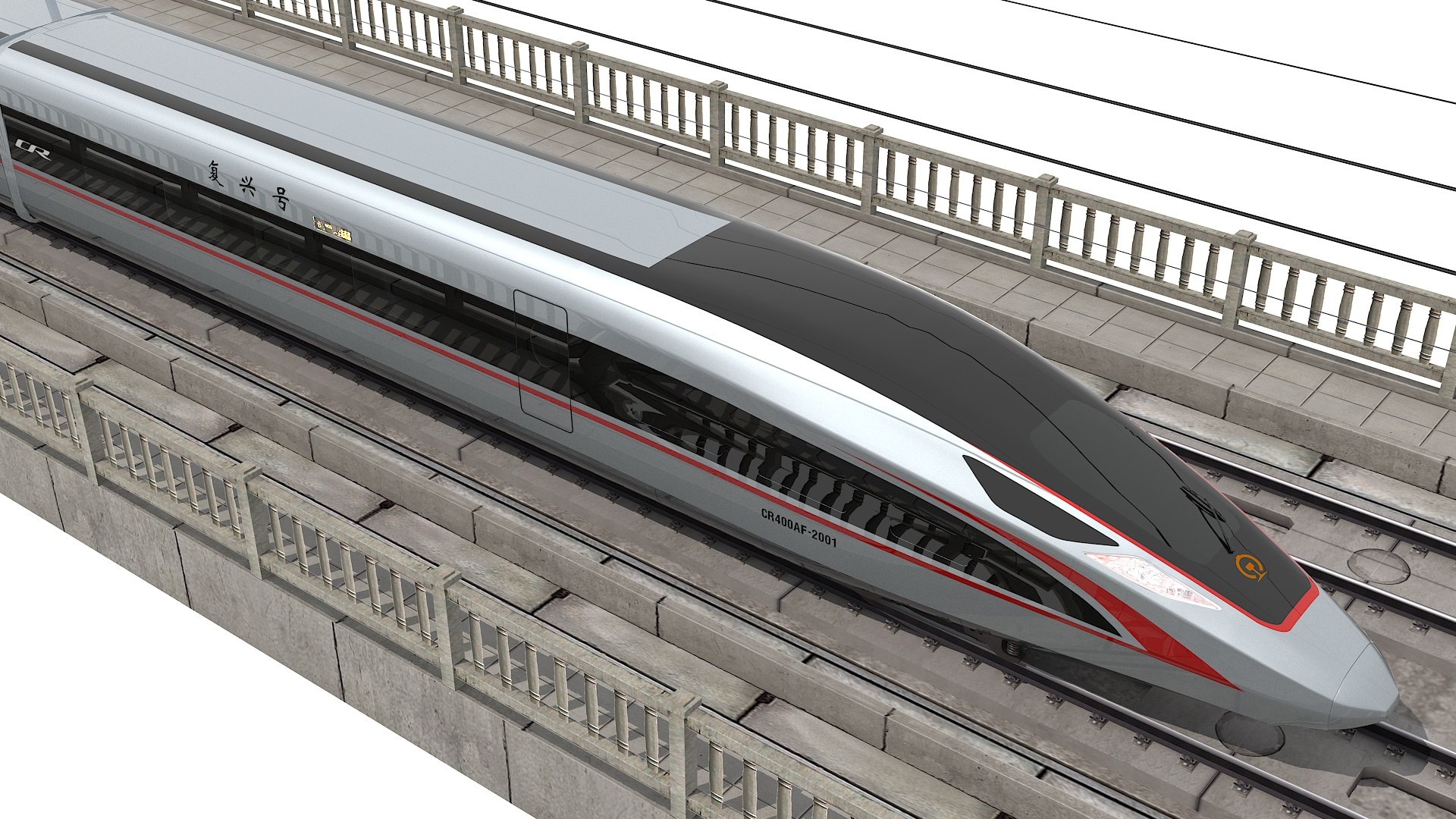 3D To Revive The High-speed Rail - TurboSquid 1823209