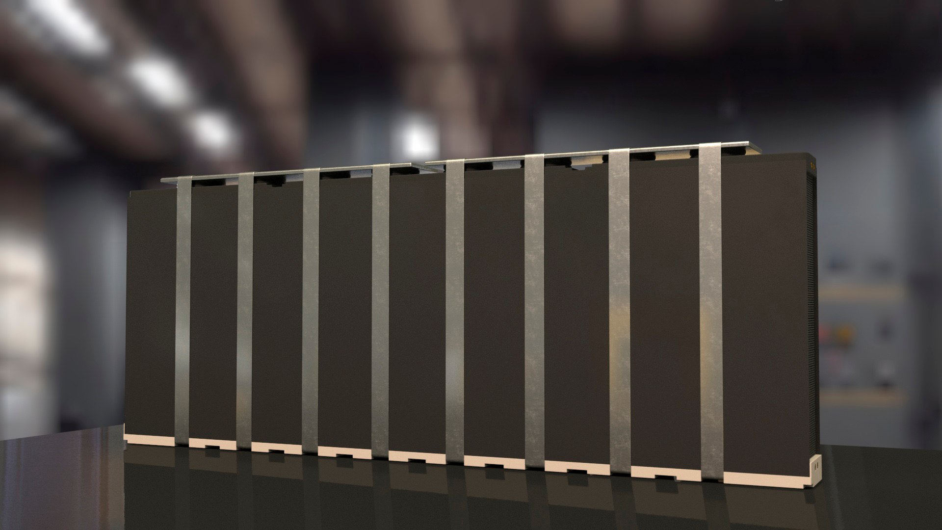 Large Hydrogen Fuel Cell Stack 21 KW Model - TurboSquid 2253093