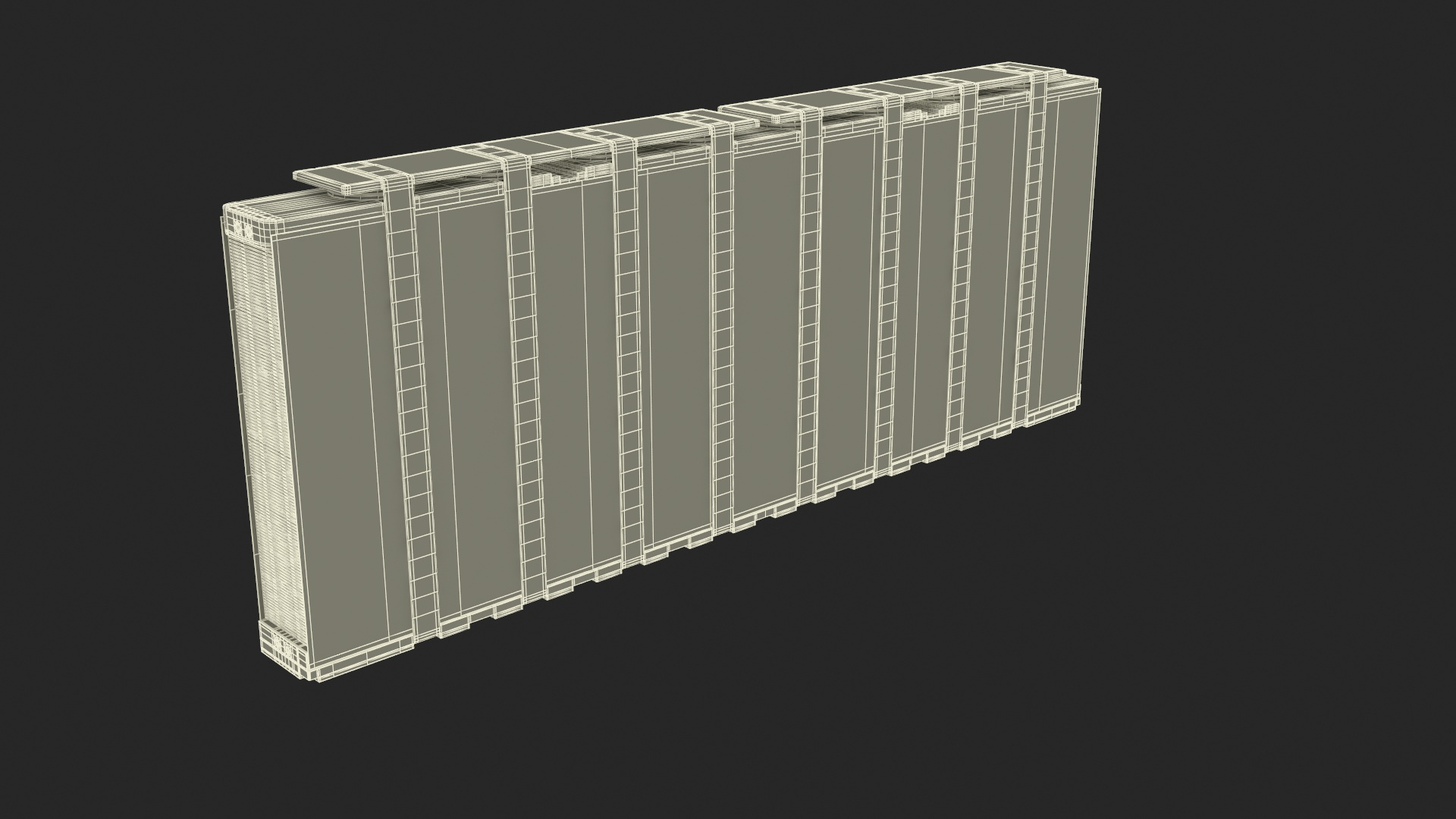 Large Hydrogen Fuel Cell Stack 21 KW Model - TurboSquid 2253093