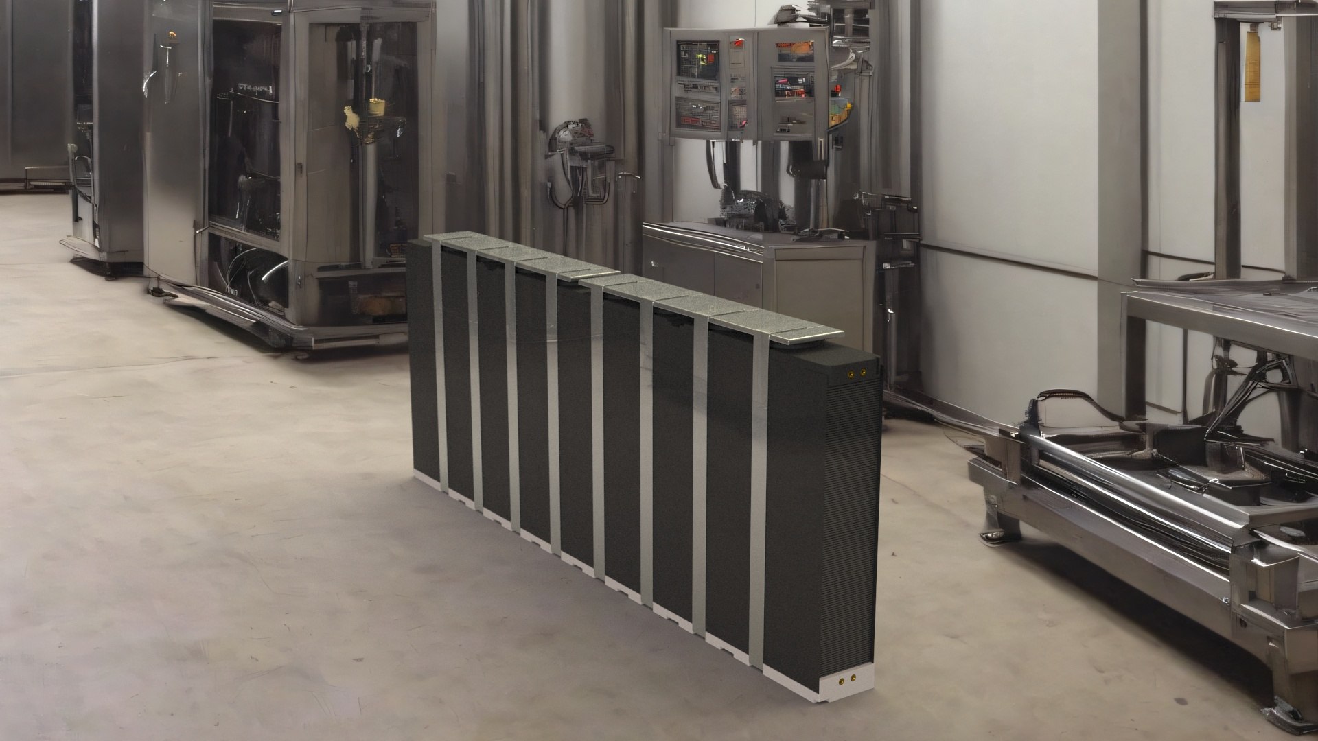 Large Hydrogen Fuel Cell Stack 21 KW Model - TurboSquid 2253093