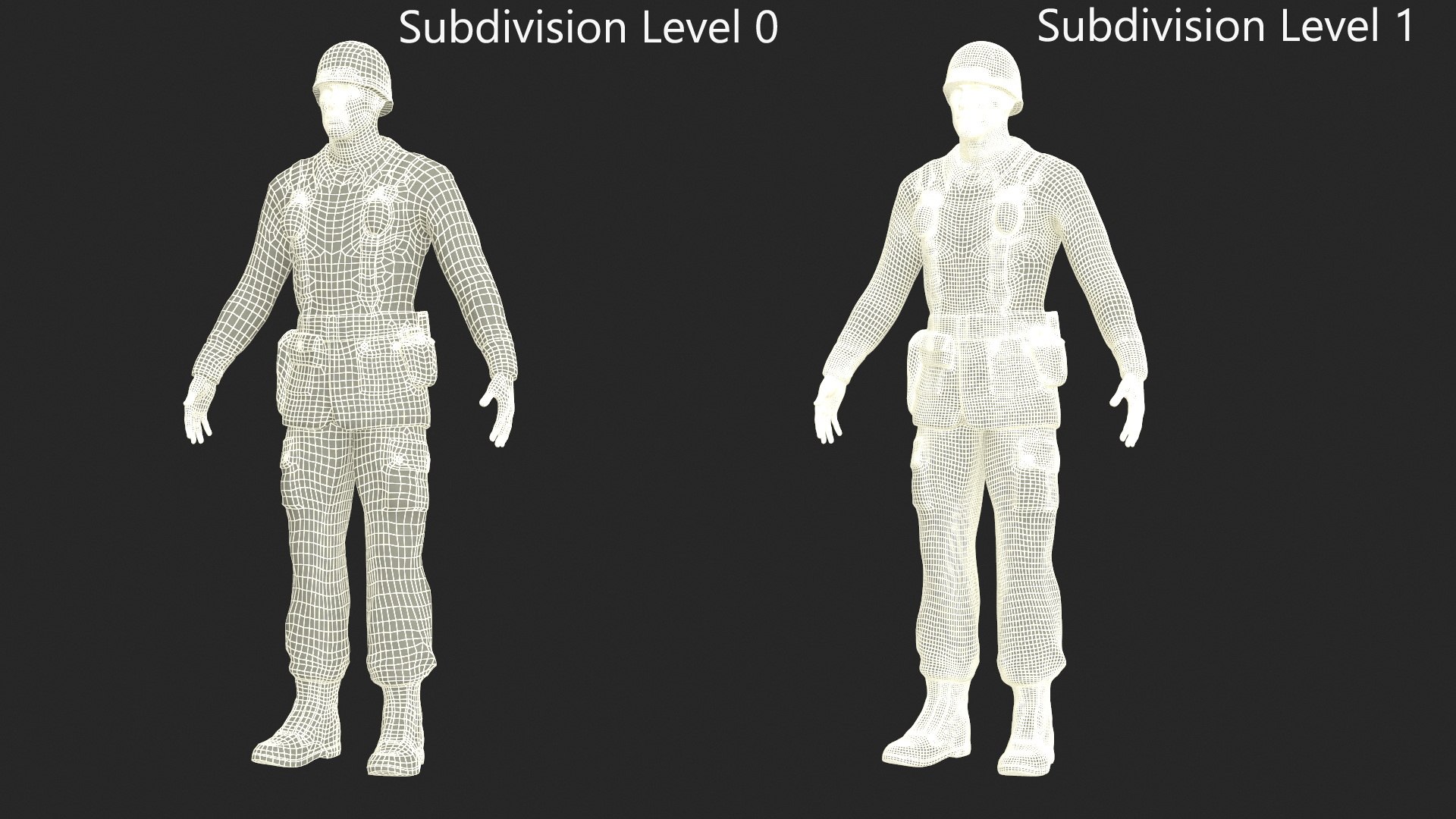 3D Toy Soldier Rigged For Maya Model - TurboSquid 2208769