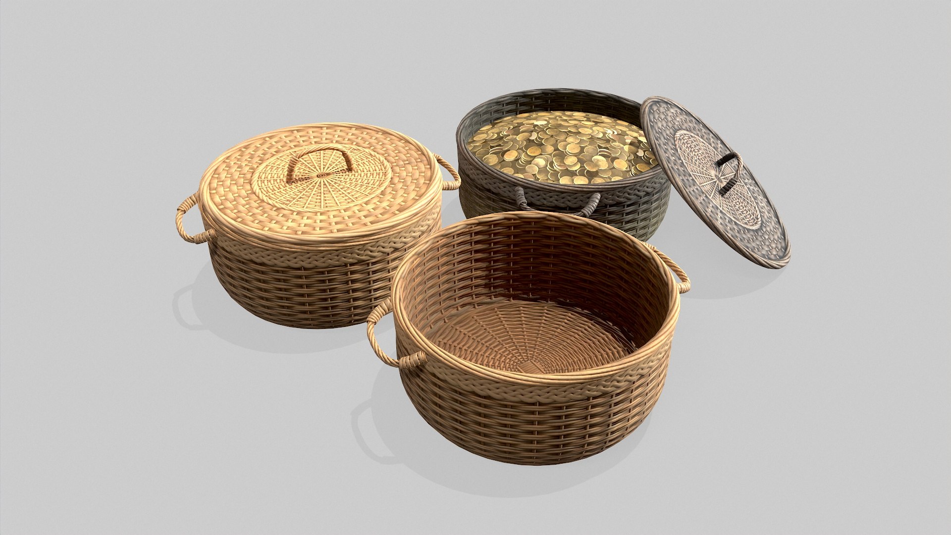 Basket 9 Model - TurboSquid 2189065