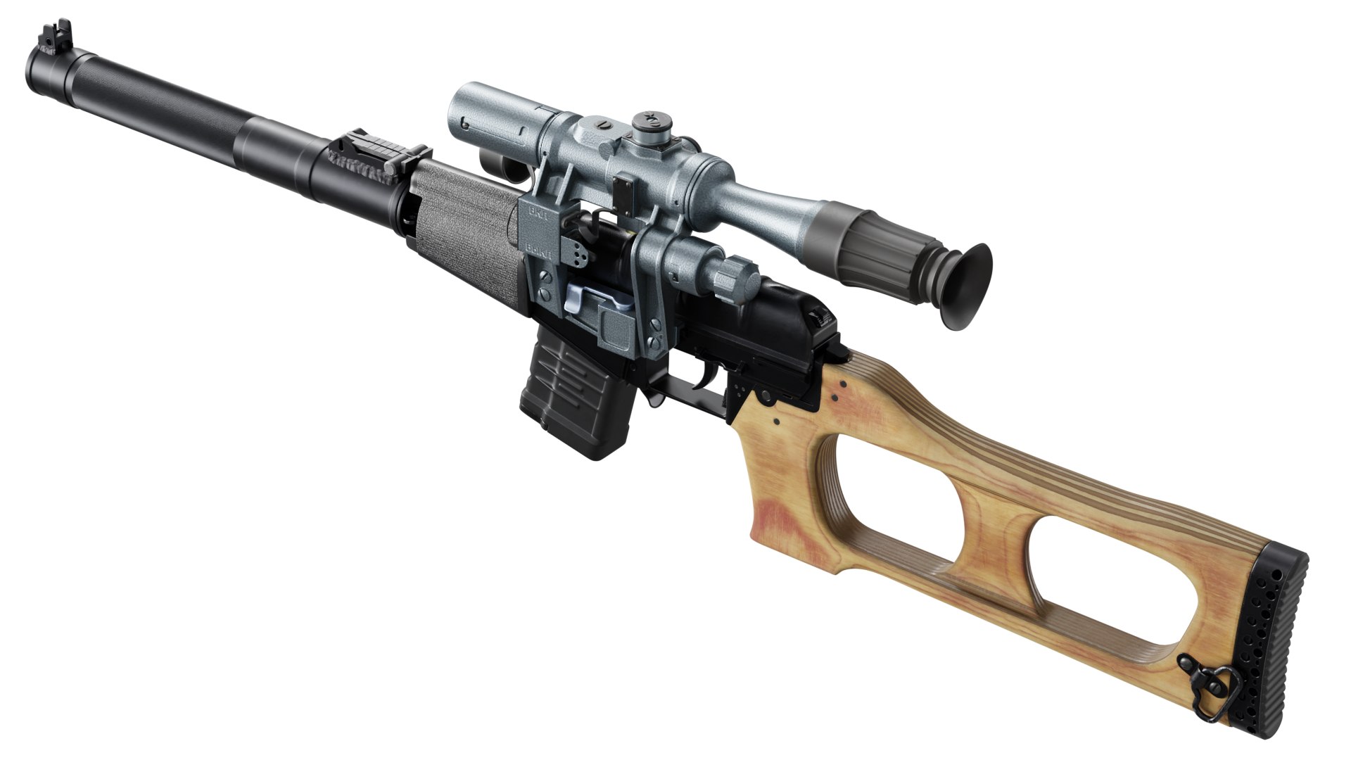 VSS Vintorez 01 A 3D - TurboSquid 2249140