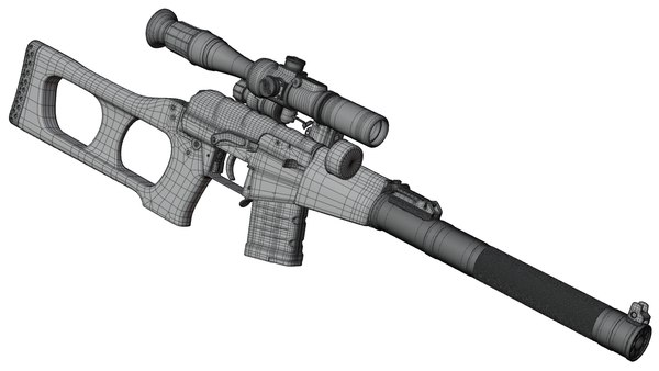 modelo 3d VSS Vintorez 01 - TurboSquid 2249140