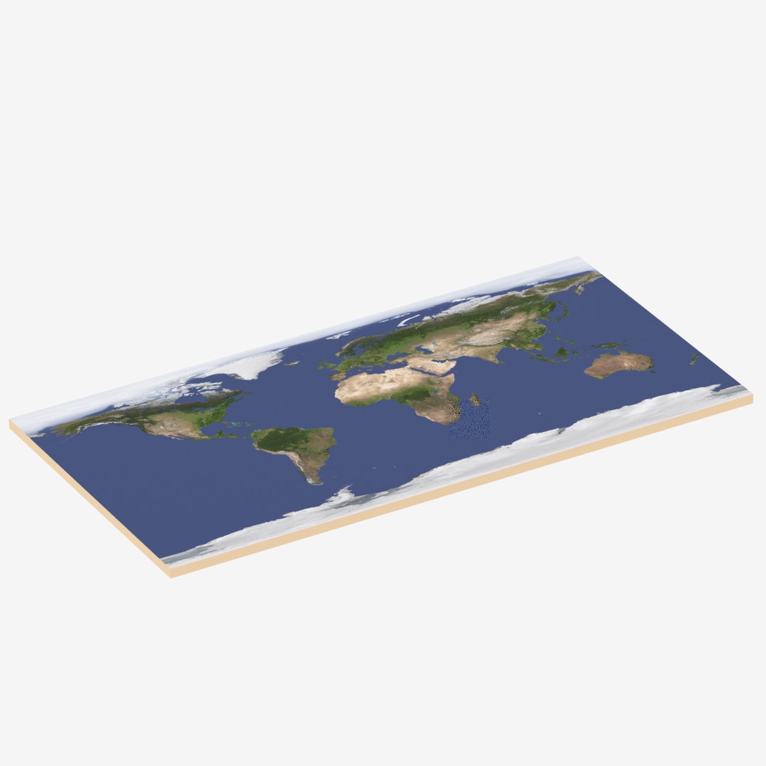 World Map 3D Model - TurboSquid 1718167