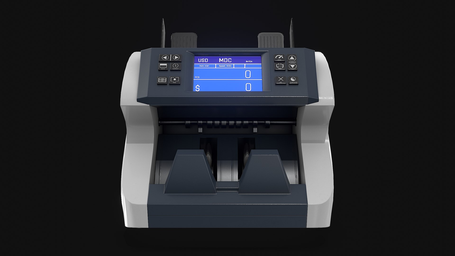 3D Model Carnation CR7 Mixed Denomination Money Counter - TurboSquid ...