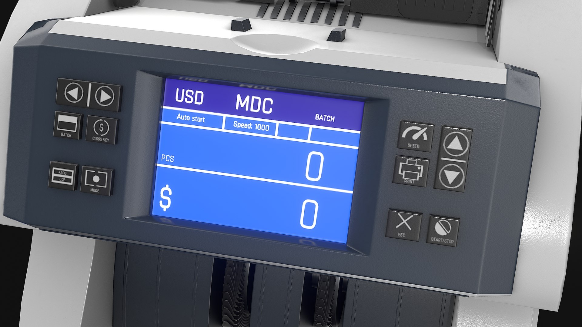 3D Model Carnation CR7 Mixed Denomination Money Counter - TurboSquid ...