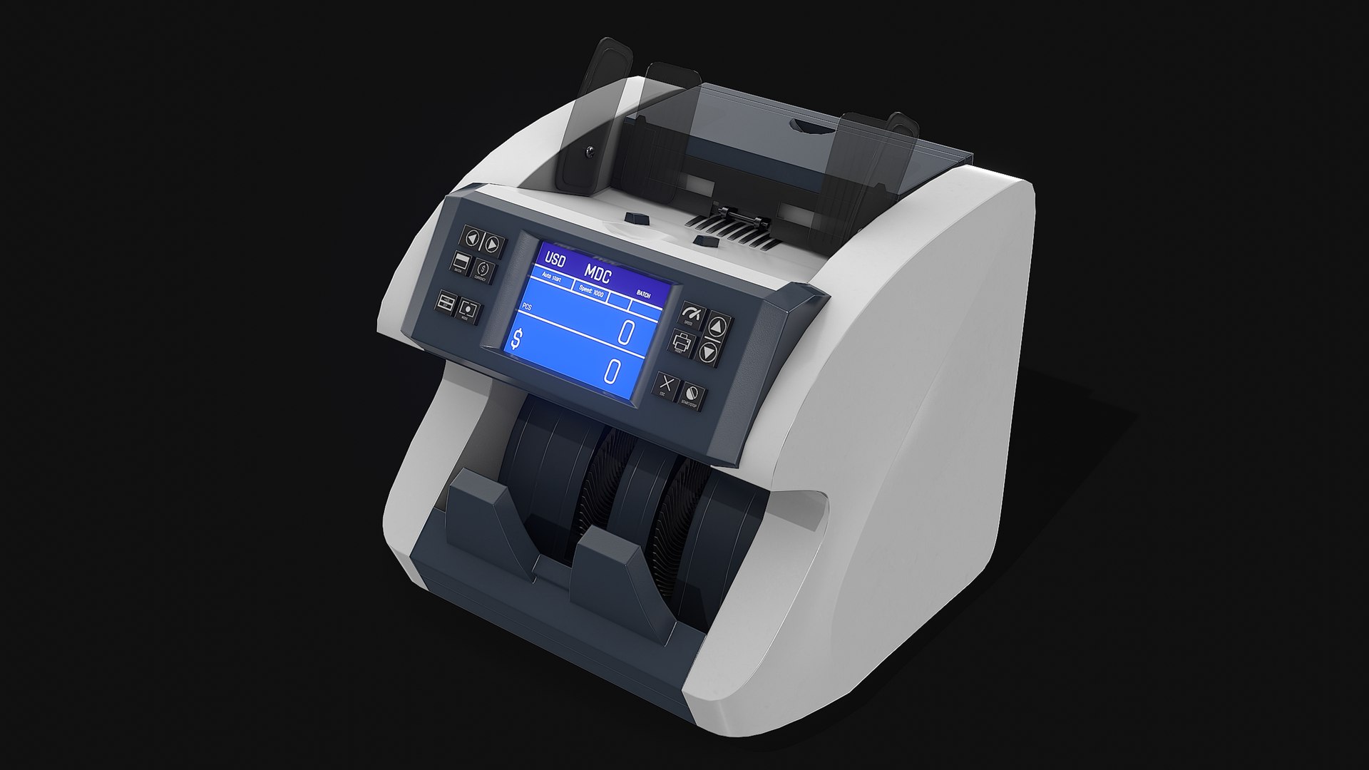 3D Model Carnation CR7 Mixed Denomination Money Counter - TurboSquid ...