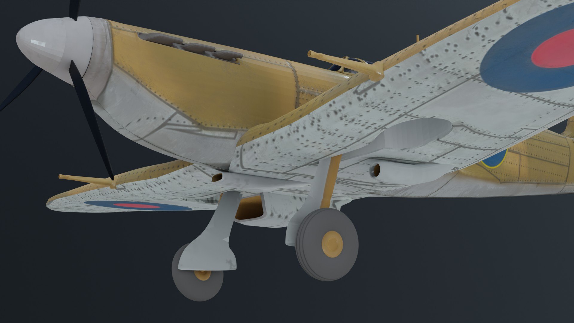 3D Spitfire - Blender Model - TurboSquid 1802240