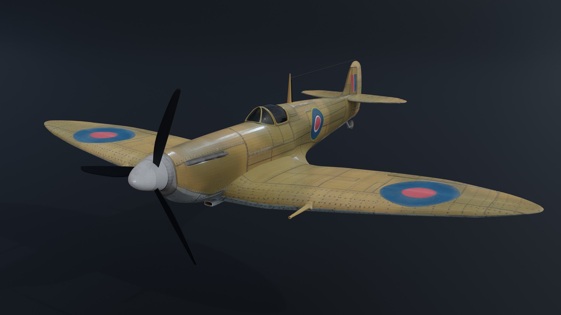 3D Spitfire - Blender Model - TurboSquid 1802240