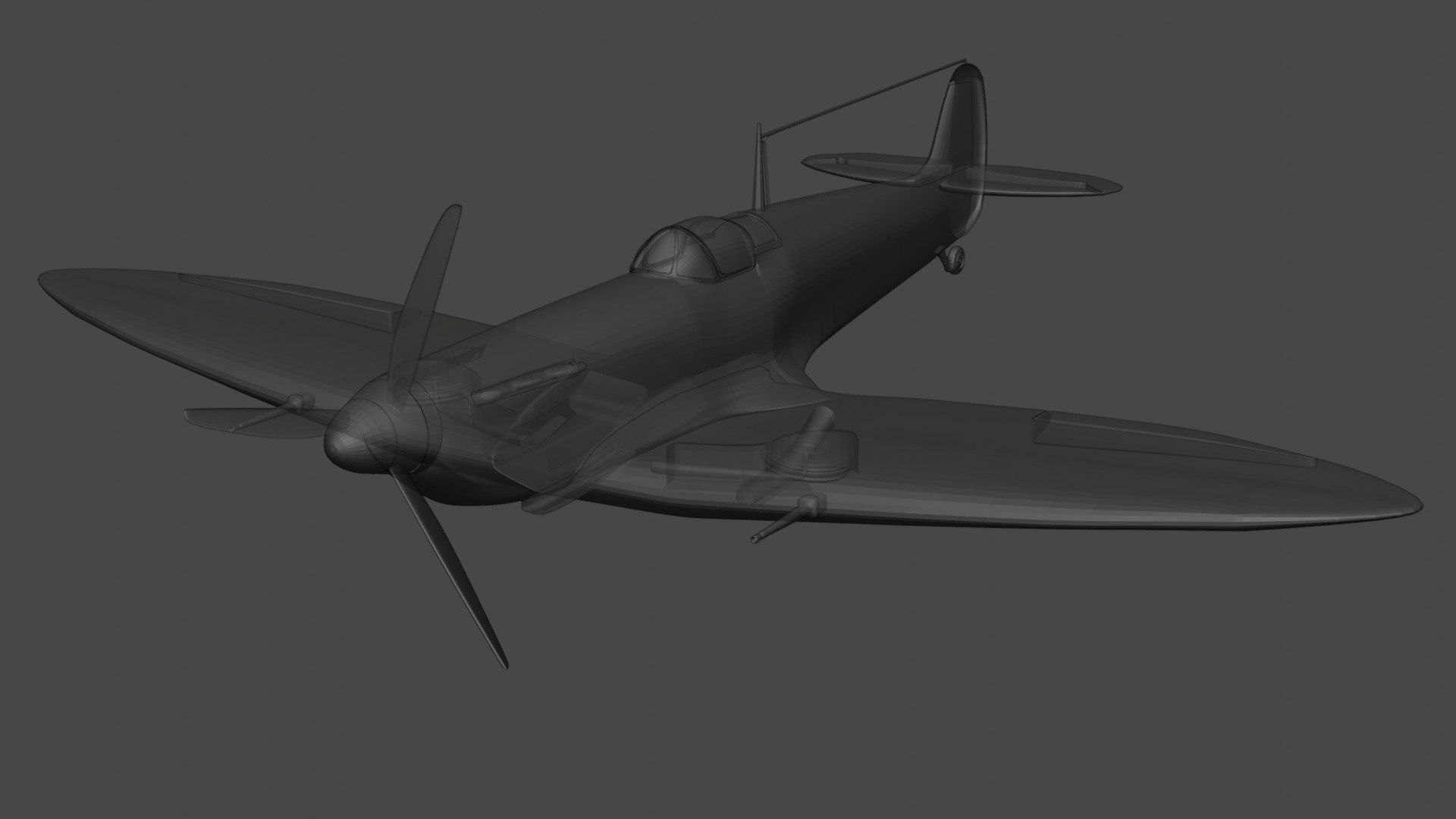 3D Spitfire - Blender Model - TurboSquid 1802240