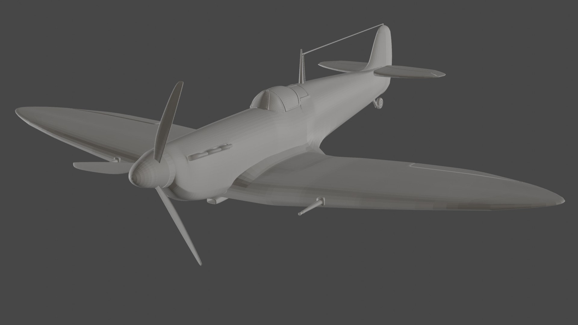 3D Spitfire - Blender Model - TurboSquid 1802240