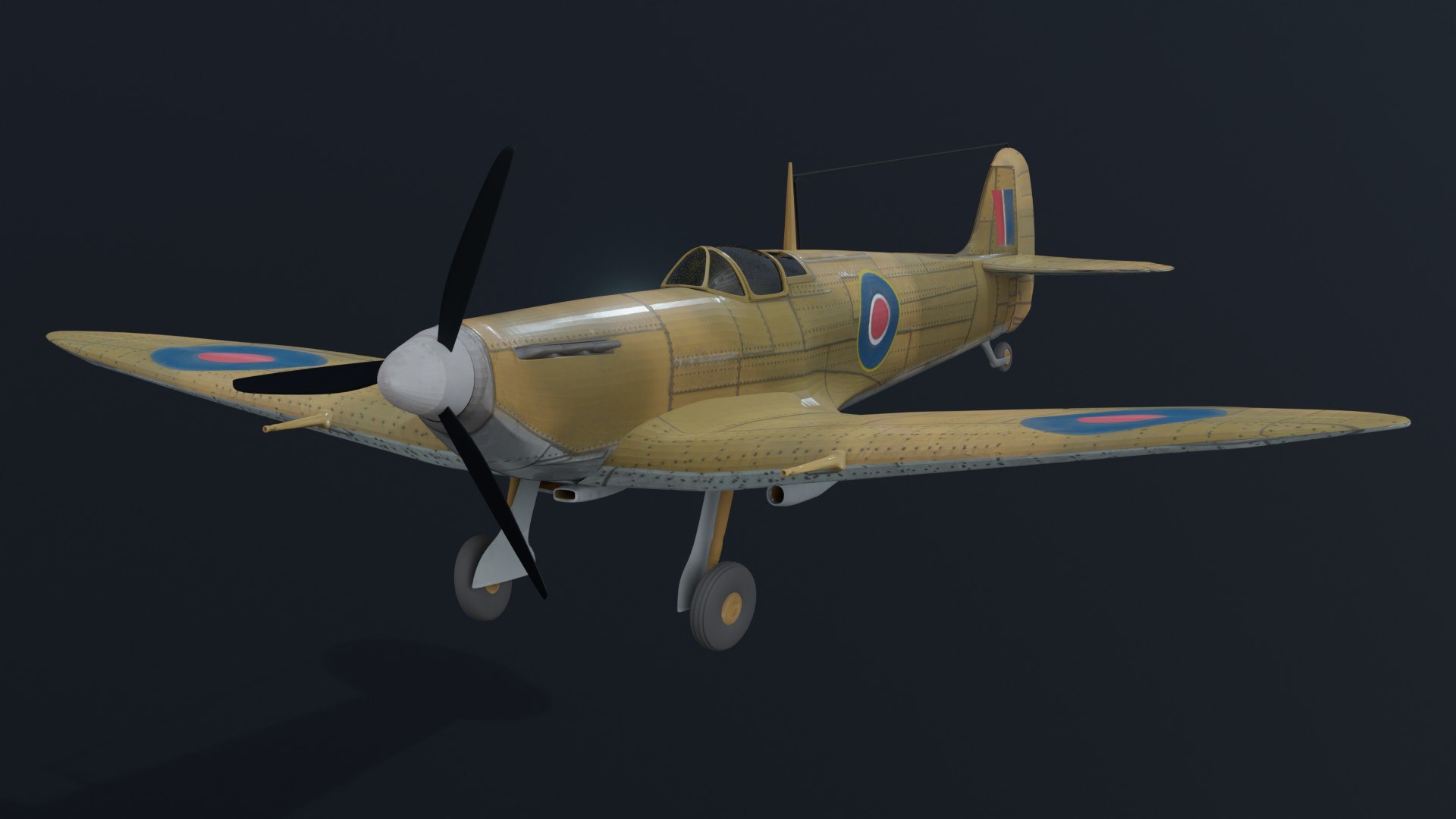 3D Spitfire - Blender Model - TurboSquid 1802240