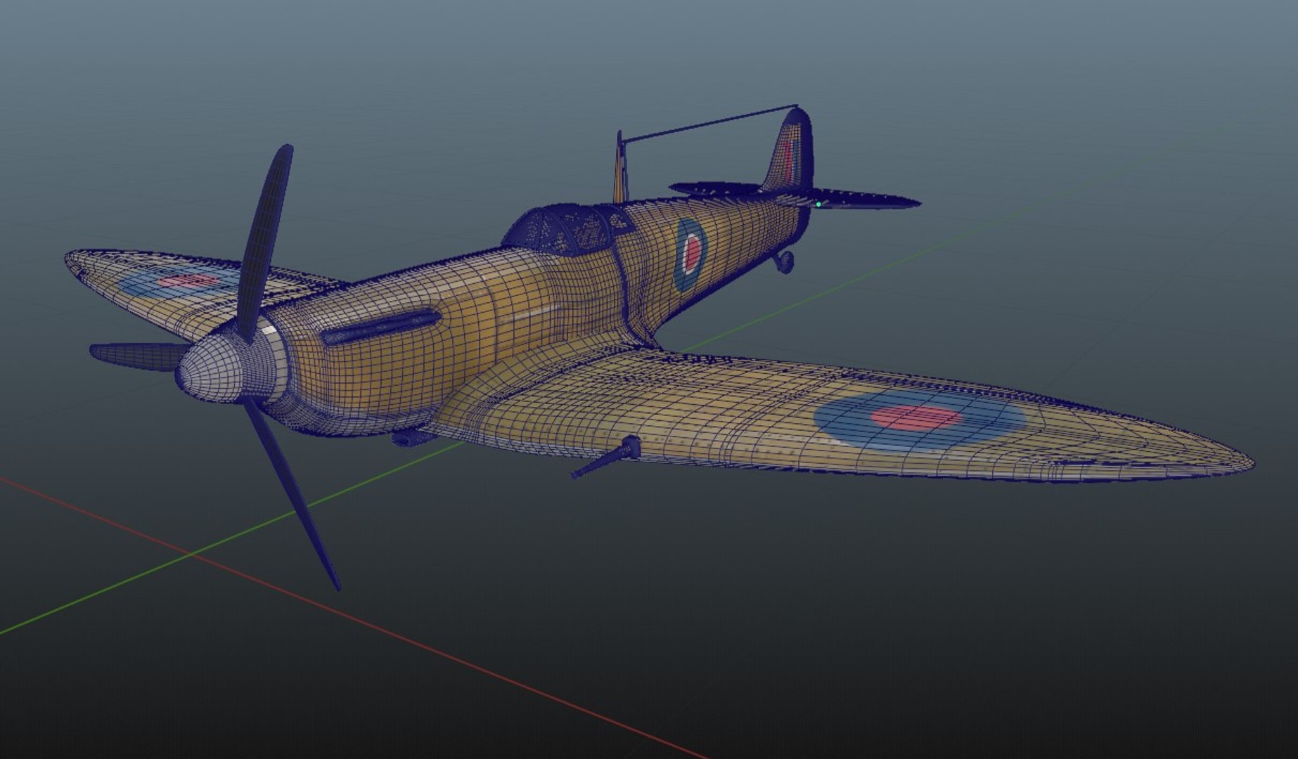 3D Spitfire - Blender Model - TurboSquid 1802240
