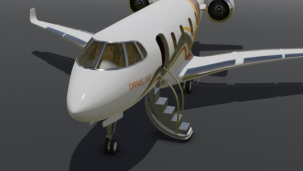 3D Private Jet3 - TurboSquid 2014840