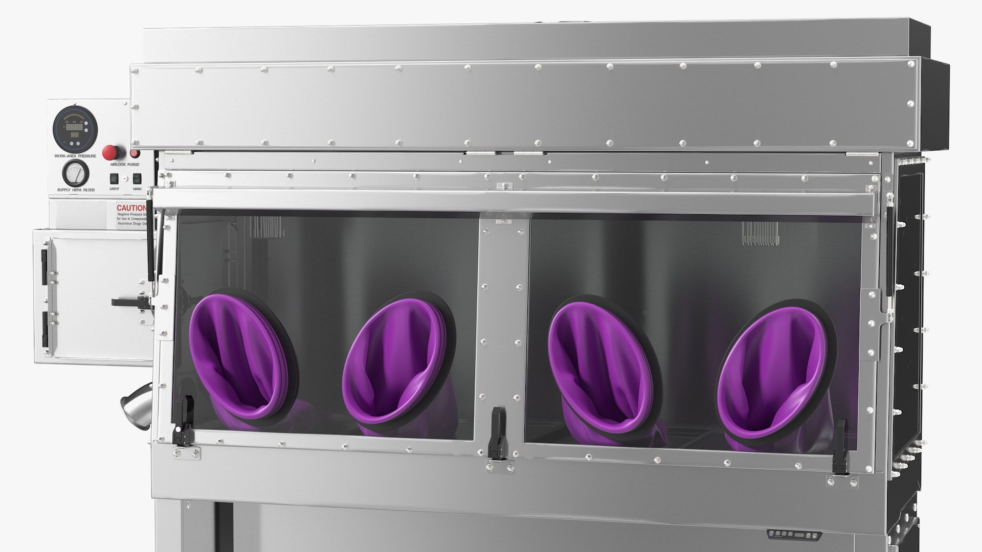 3D compounding aseptic isolator - TurboSquid 1684474