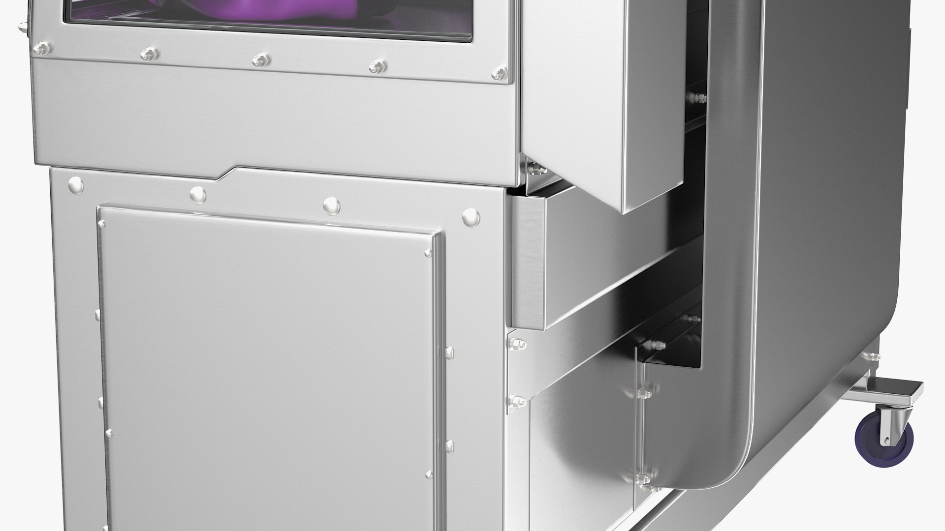 3D compounding aseptic isolator - TurboSquid 1684474