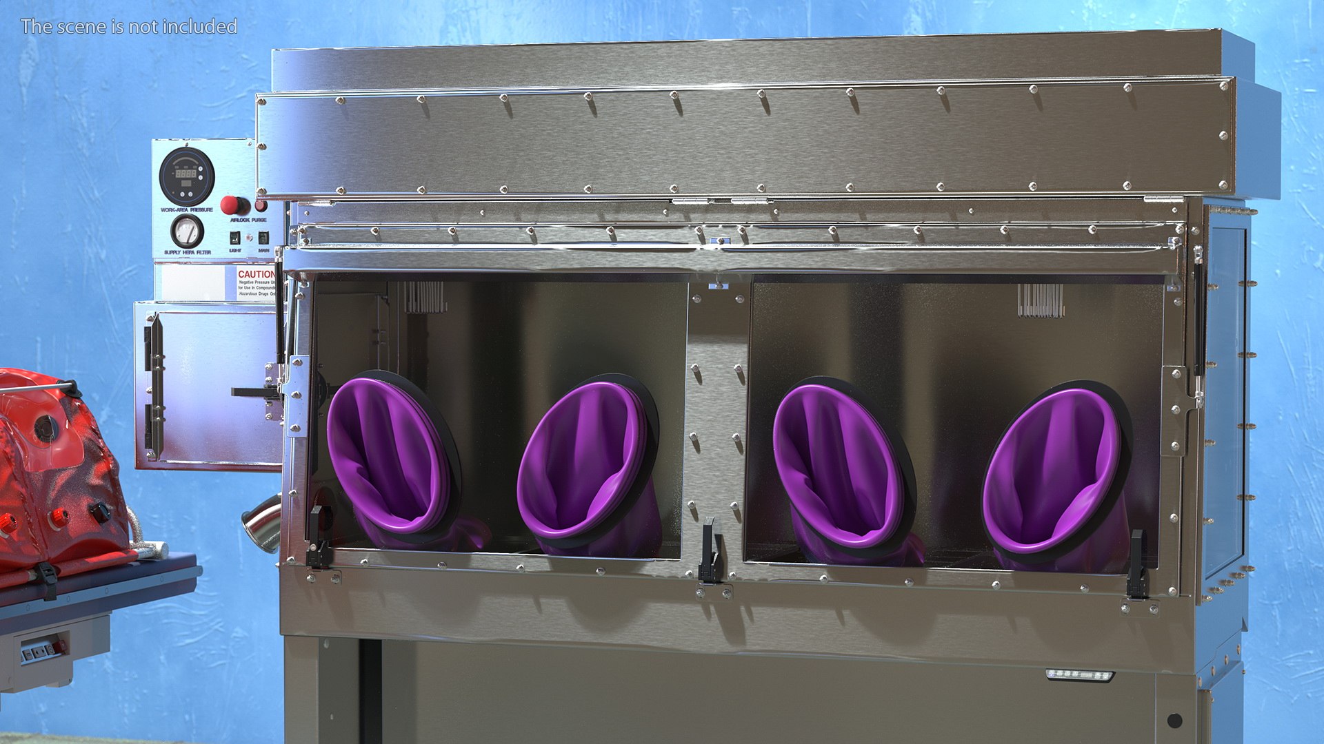 3D compounding aseptic isolator - TurboSquid 1684474