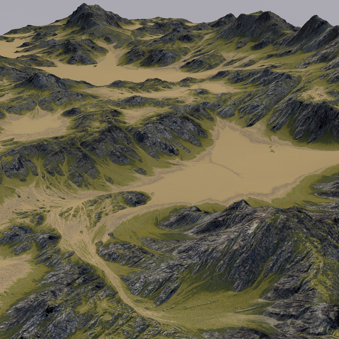 Terrain Maps 3D - TurboSquid 1388922
