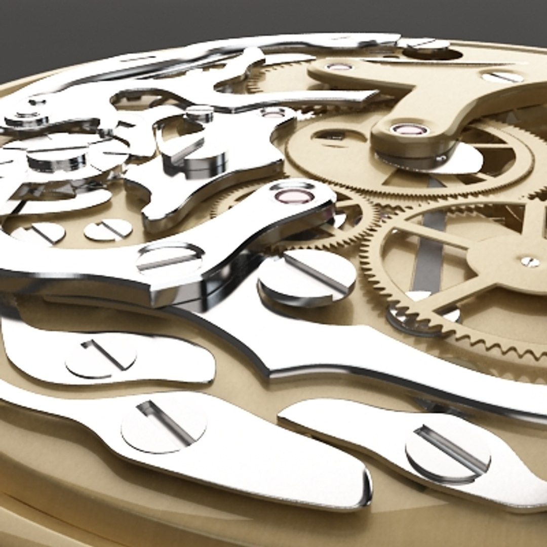 Watch Mechanism 3d Model
