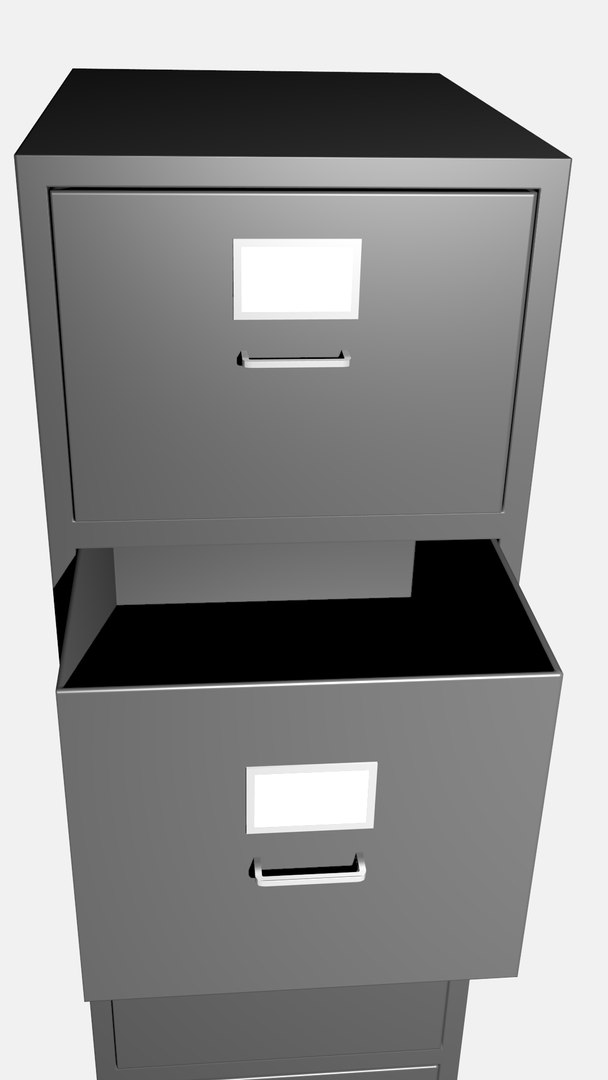 3d Model Filing Cabinet