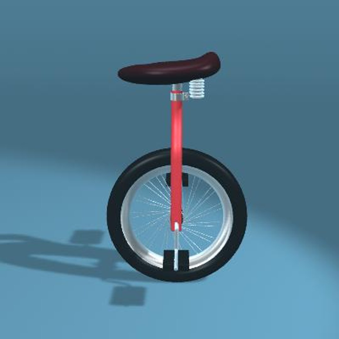 3d Model Unicycle Rigged