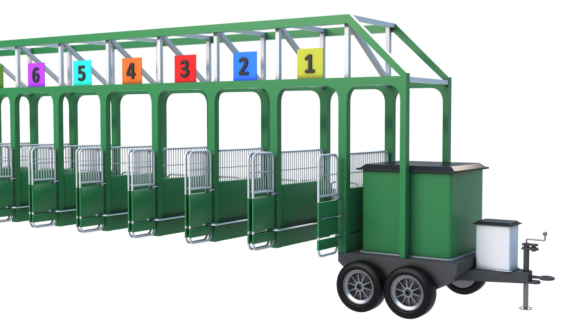 Starting Gates Collection 3D Model - TurboSquid 2221598