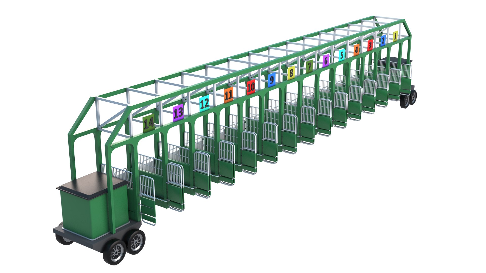 Starting Gates Collection 3D Model - TurboSquid 2221598