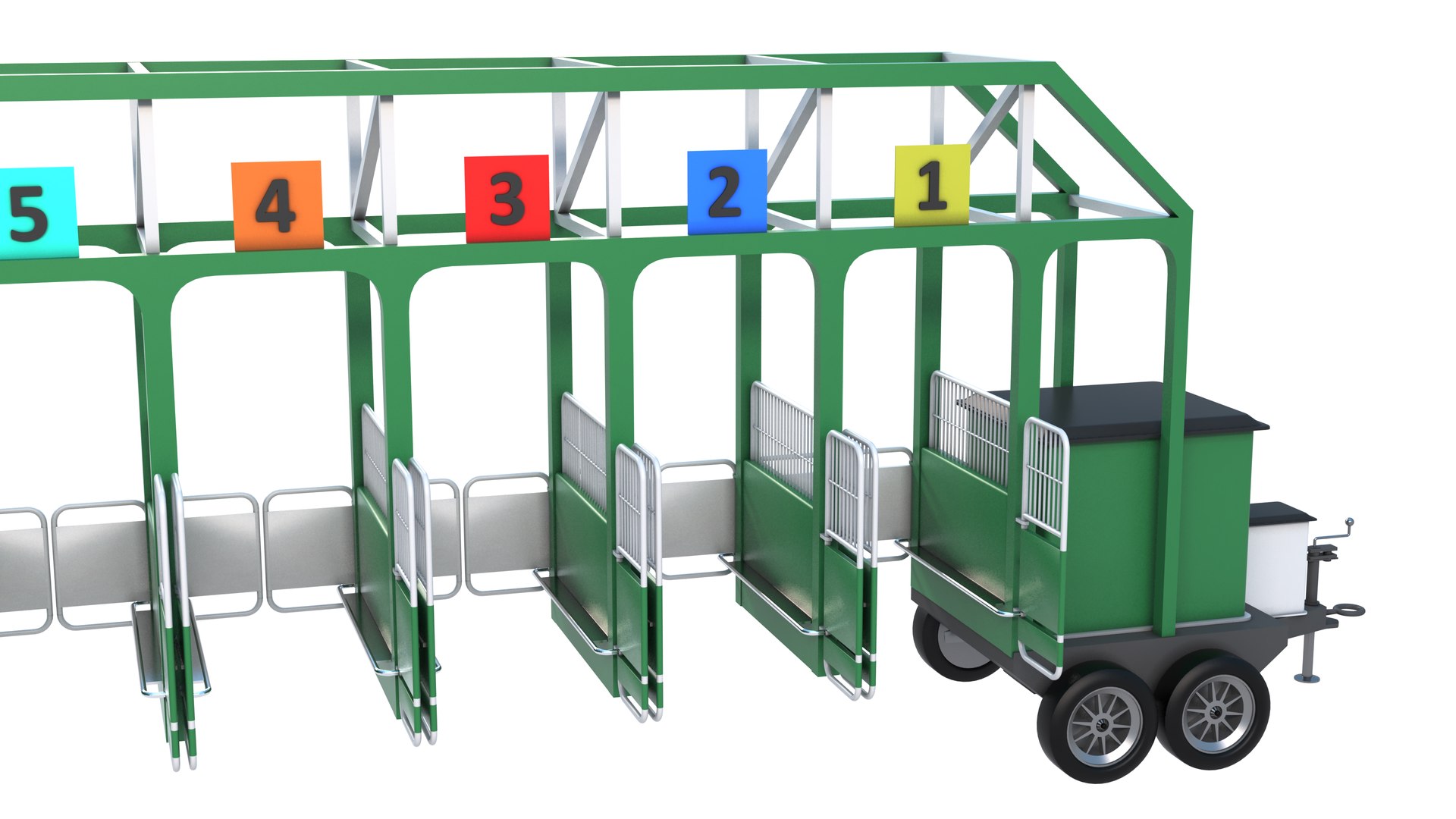 Starting Gates Collection 3D Model - TurboSquid 2221598