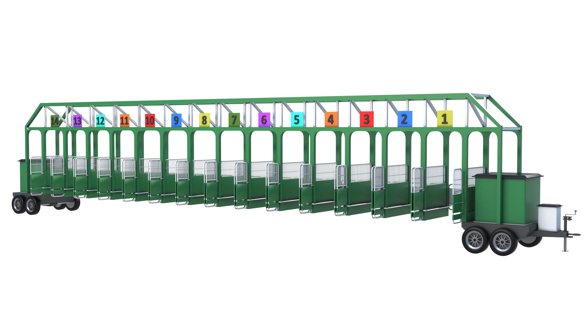 Starting Gates Collection 3D Model - TurboSquid 2221598