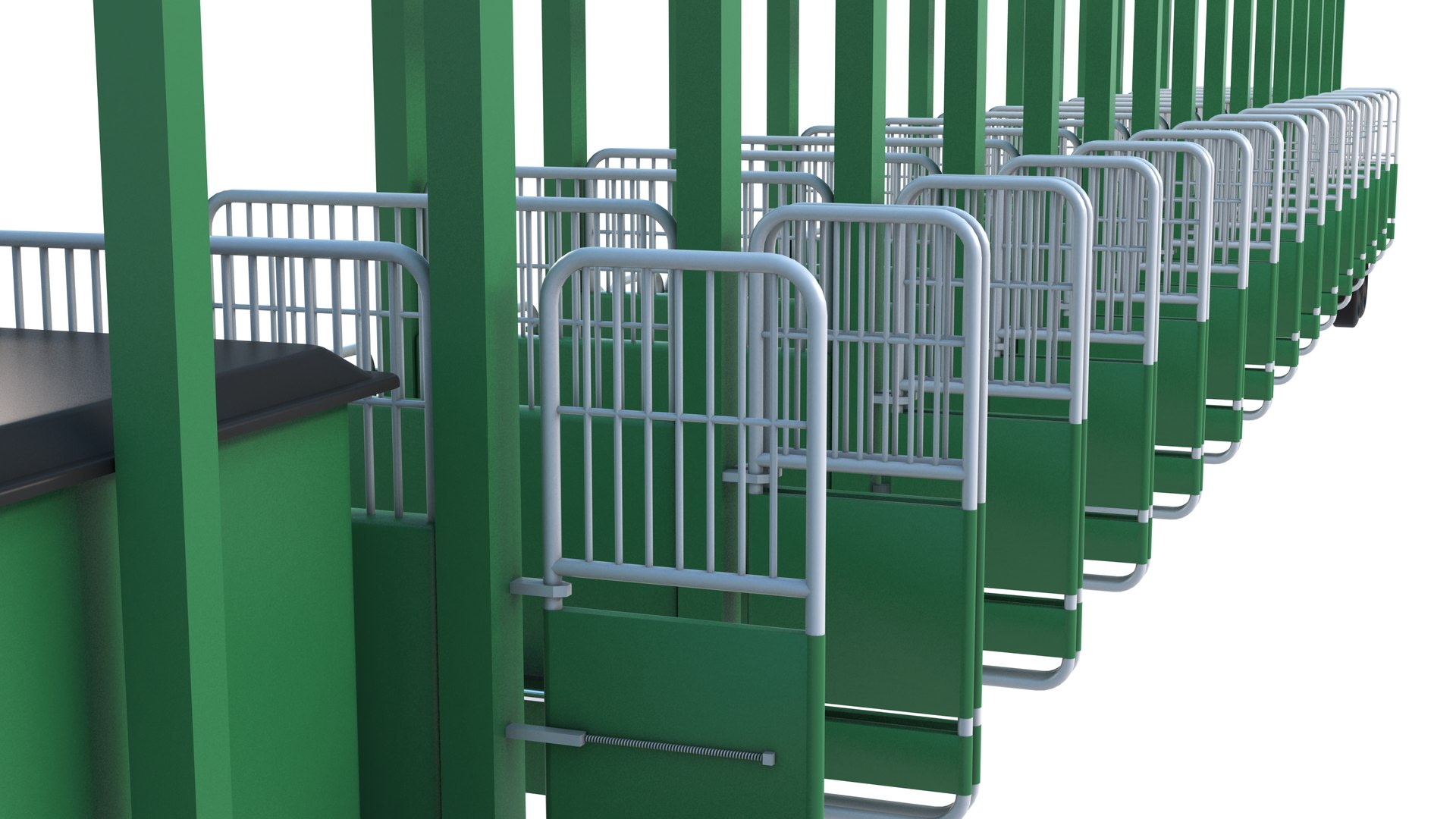 Starting Gates Collection 3D Model - TurboSquid 2221598