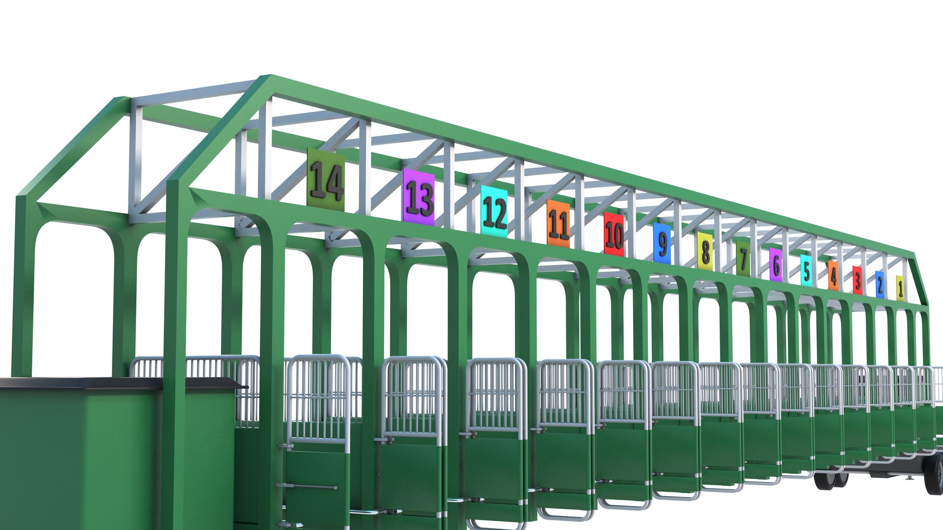Starting Gates Collection 3D Model - TurboSquid 2221598