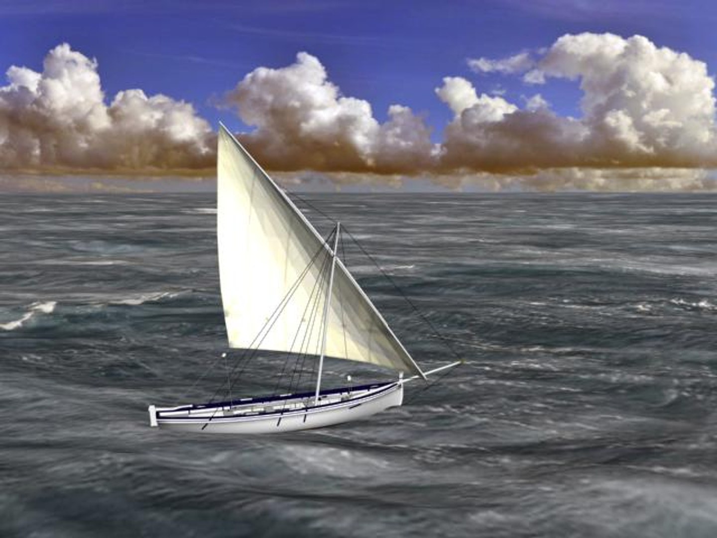 Ocean Seascape Scenes Sea 3d Model