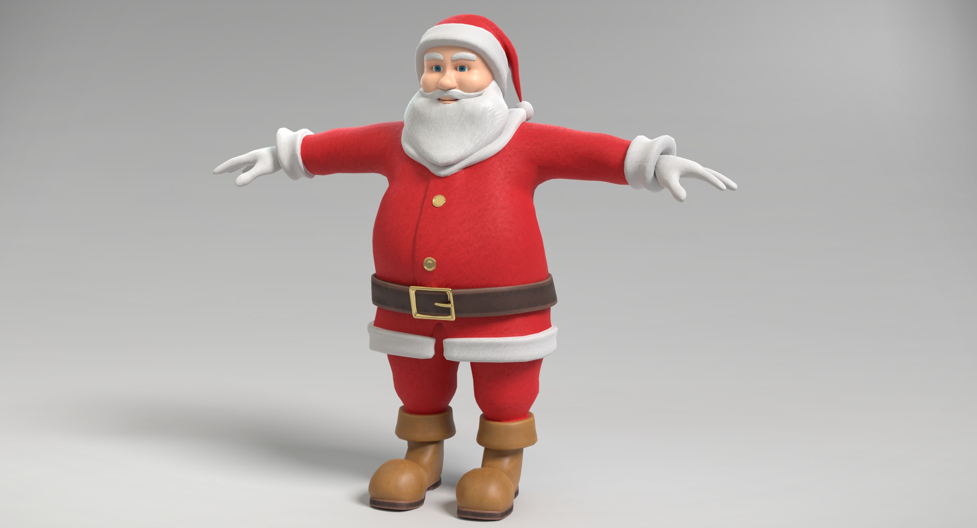 3d Santa Claus Model