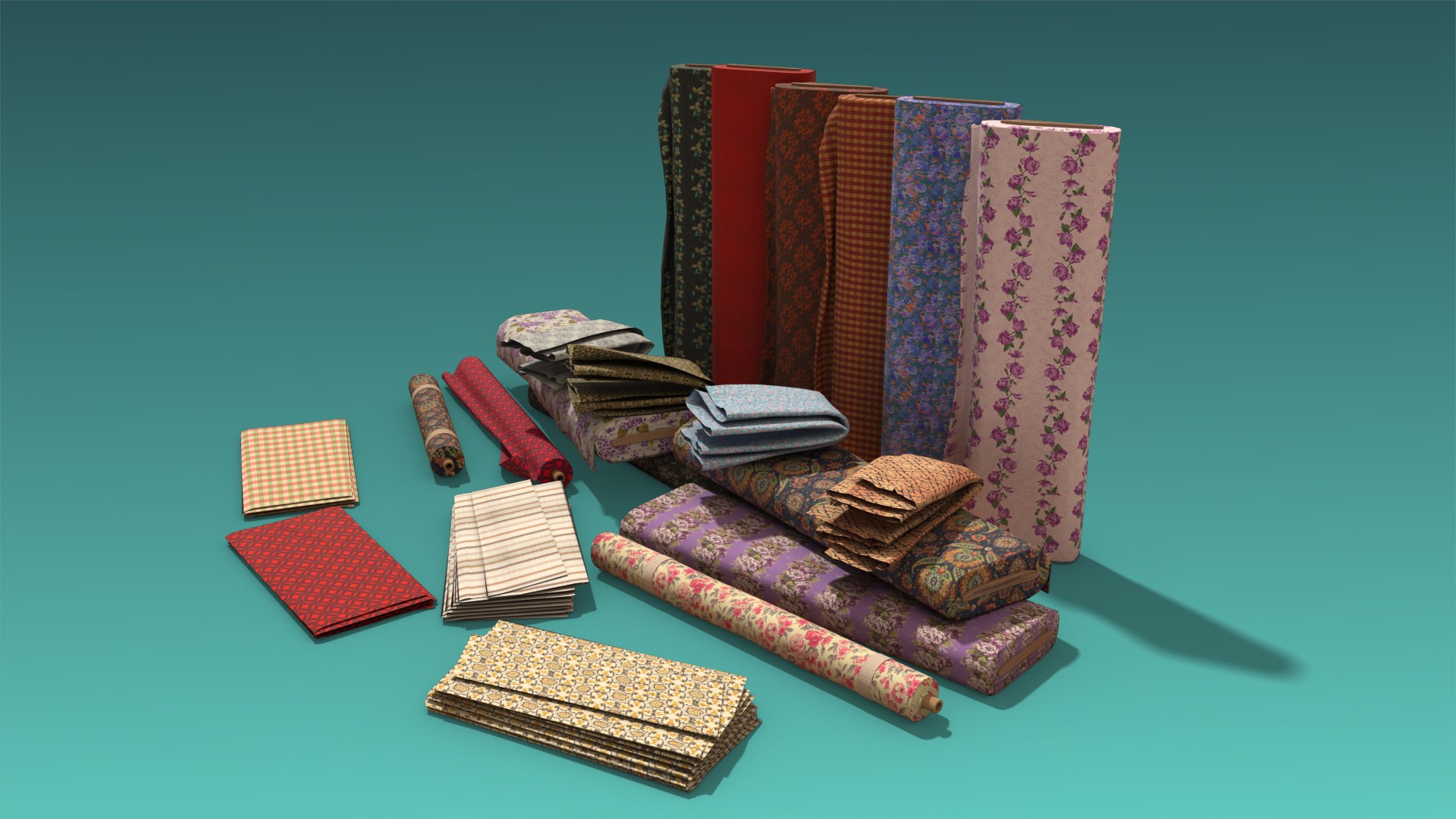 Low-poly Fabric 3D Model - TurboSquid 1633188