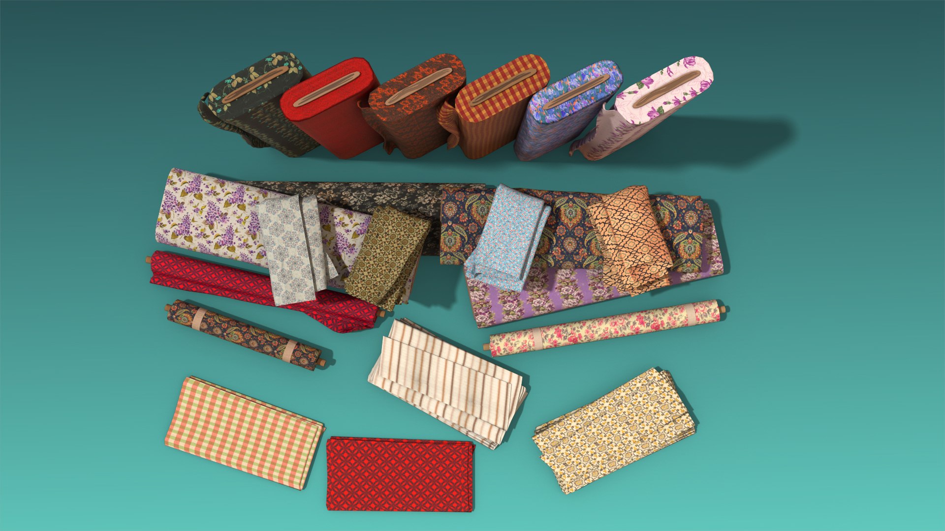 Low-poly Fabric 3D Model - TurboSquid 1633188
