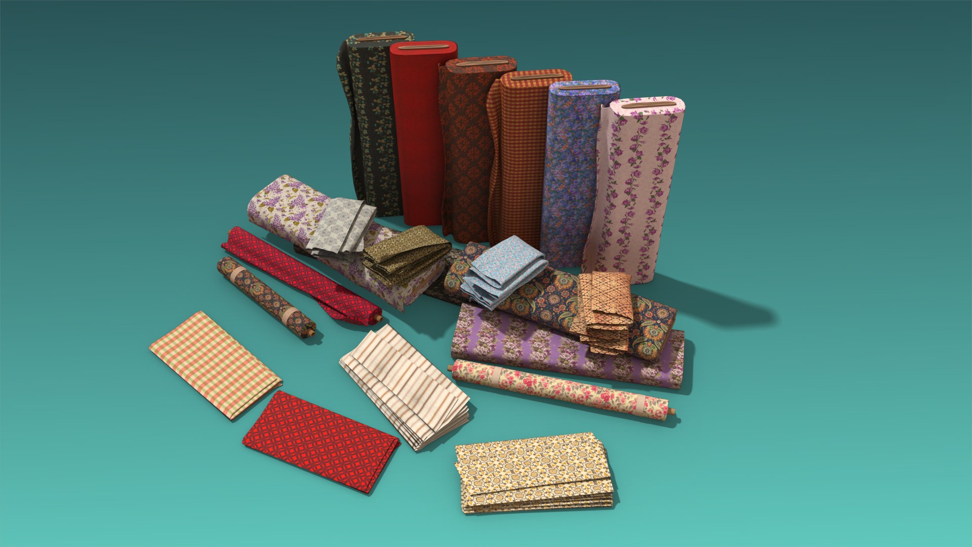 Low-poly Fabric 3D Model - TurboSquid 1633188