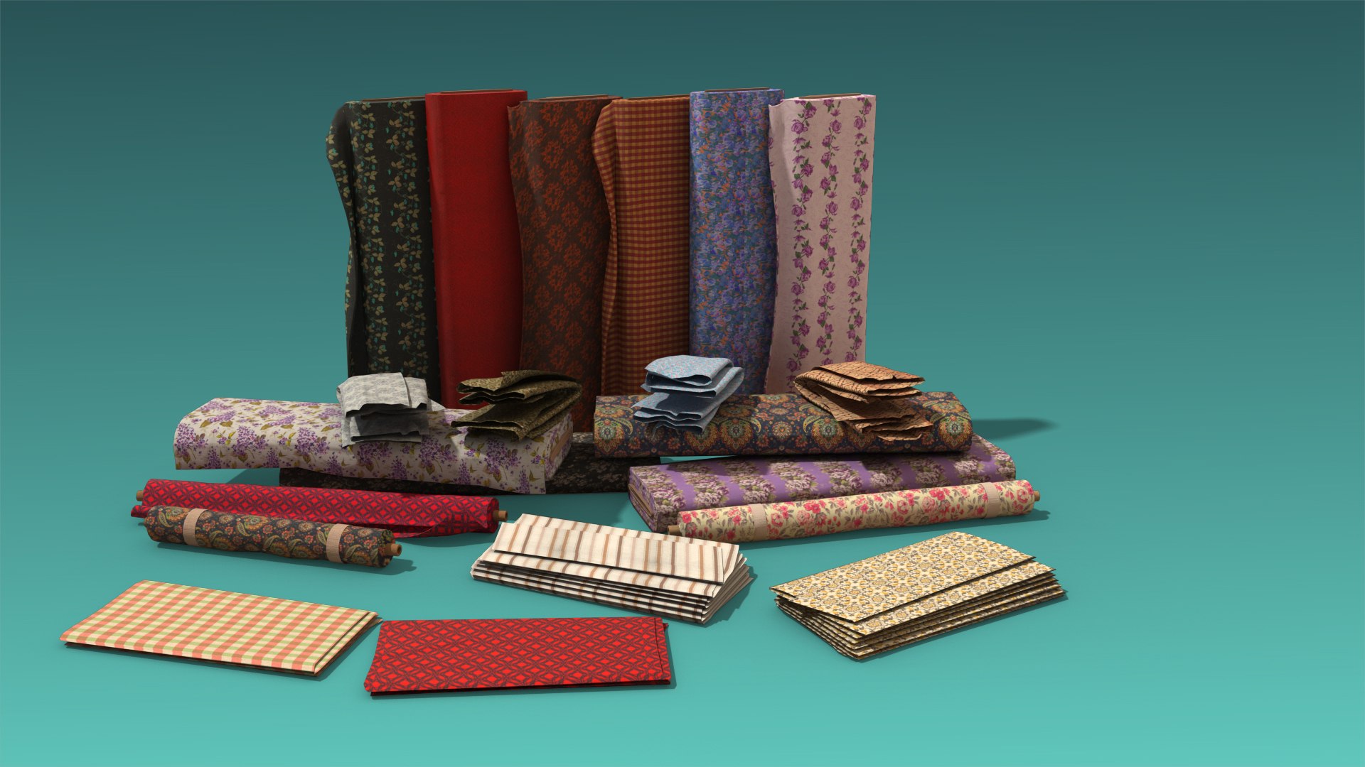 Low-poly Fabric 3D Model - TurboSquid 1633188