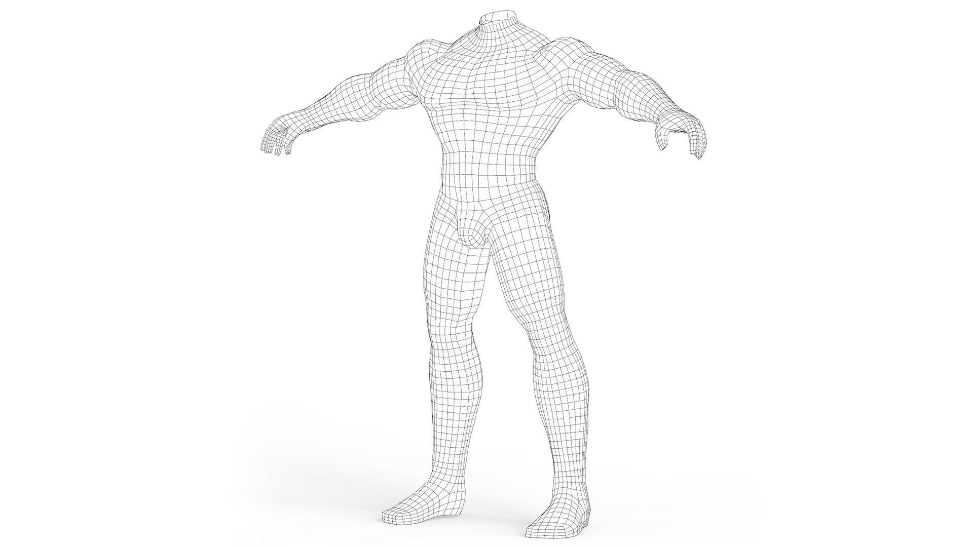 Male Body Base Mesh Model - TurboSquid 1988965