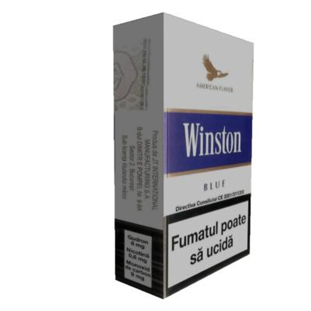 3d model winston cigar