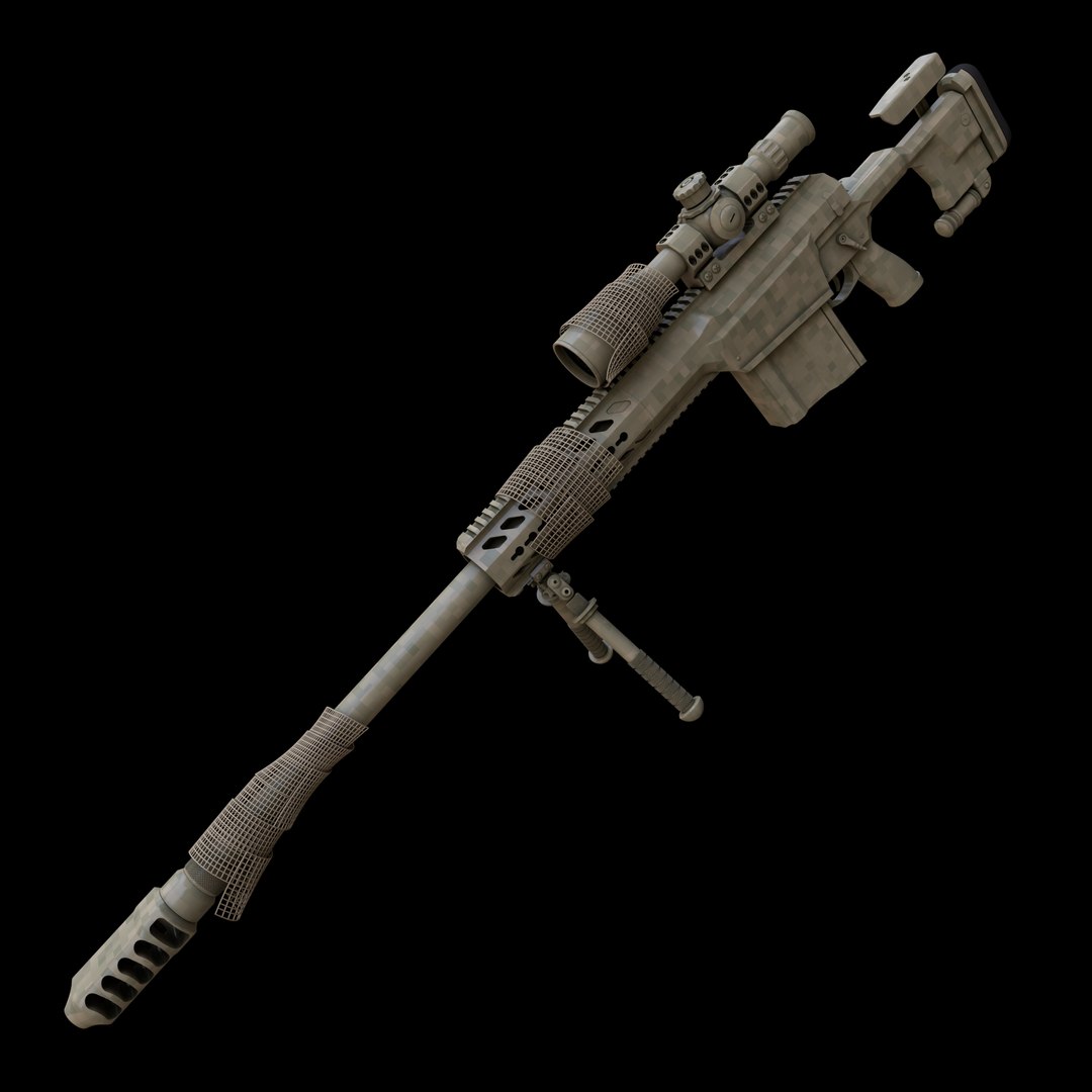 Sniper Rifle Model - TurboSquid 1653624