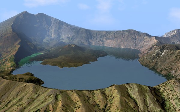 Volcano landscape kilauea 3D model - TurboSquid 1515149