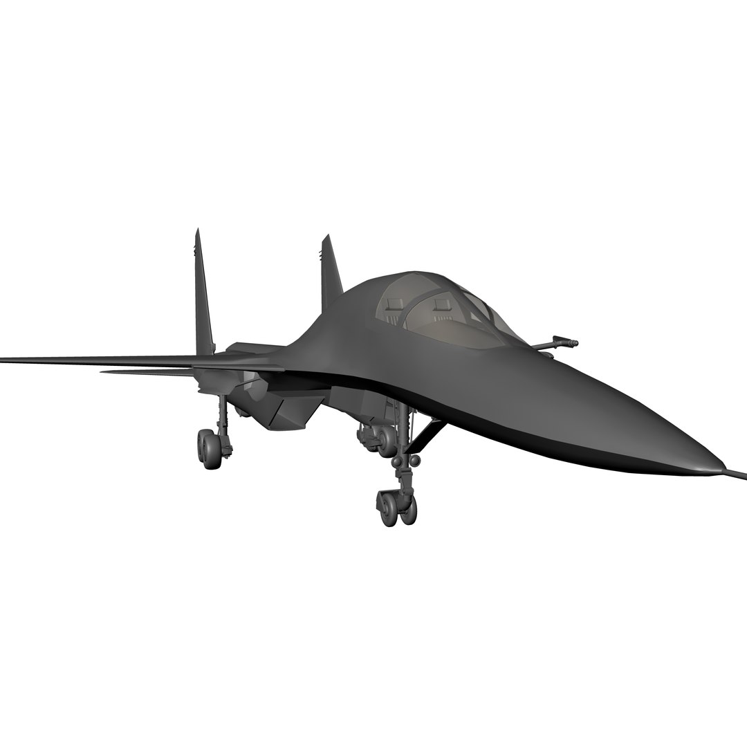 Sukhoi Su-34 Fighter 3d Model