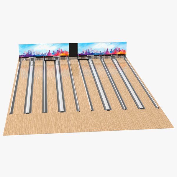 3D Bowling Alley Lane - TurboSquid 1987635