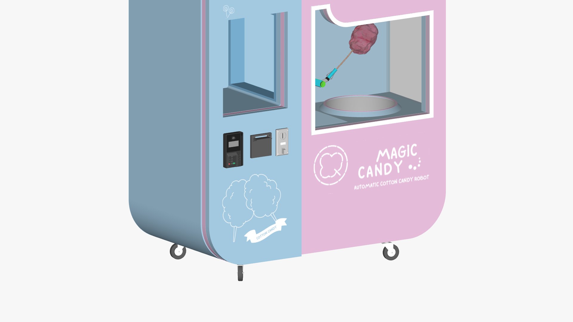 Cotton Candy Machine 3D Model - TurboSquid 2517963