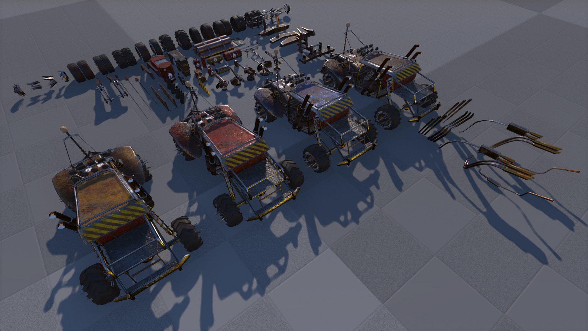 3D Battle Buggy 1 Model - TurboSquid 1601122