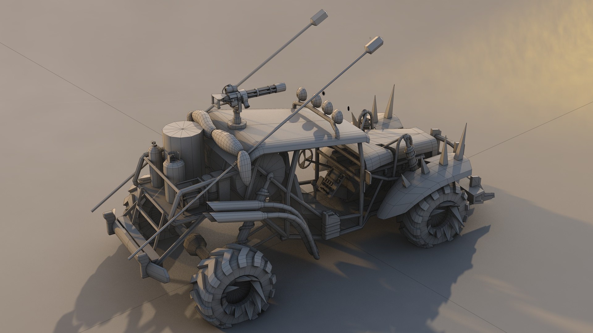 3D Battle Buggy 1 Model - TurboSquid 1601122