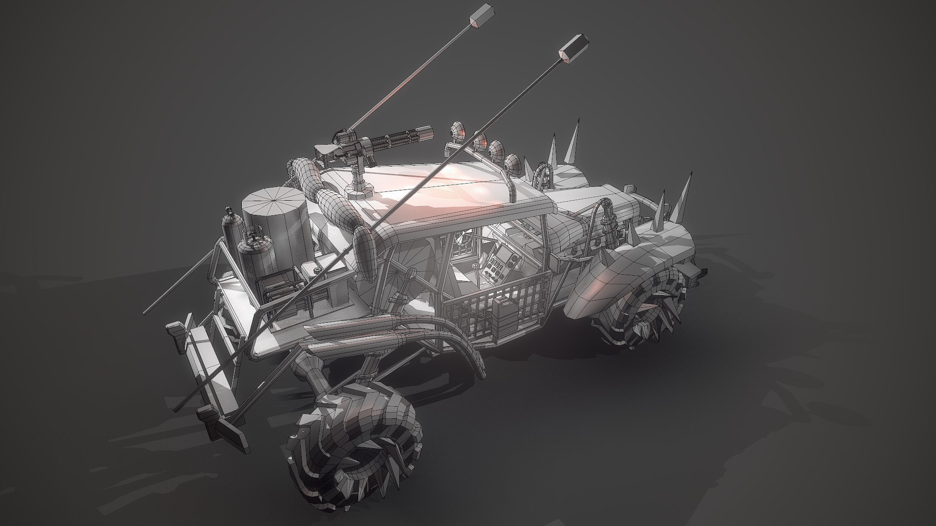 3D Battle Buggy 1 Model - TurboSquid 1601122