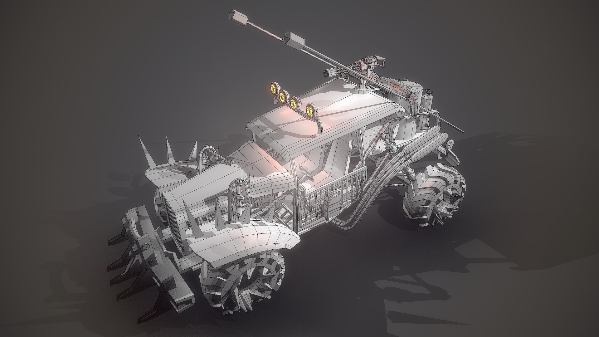 3D Battle Buggy 1 Model - TurboSquid 1601122