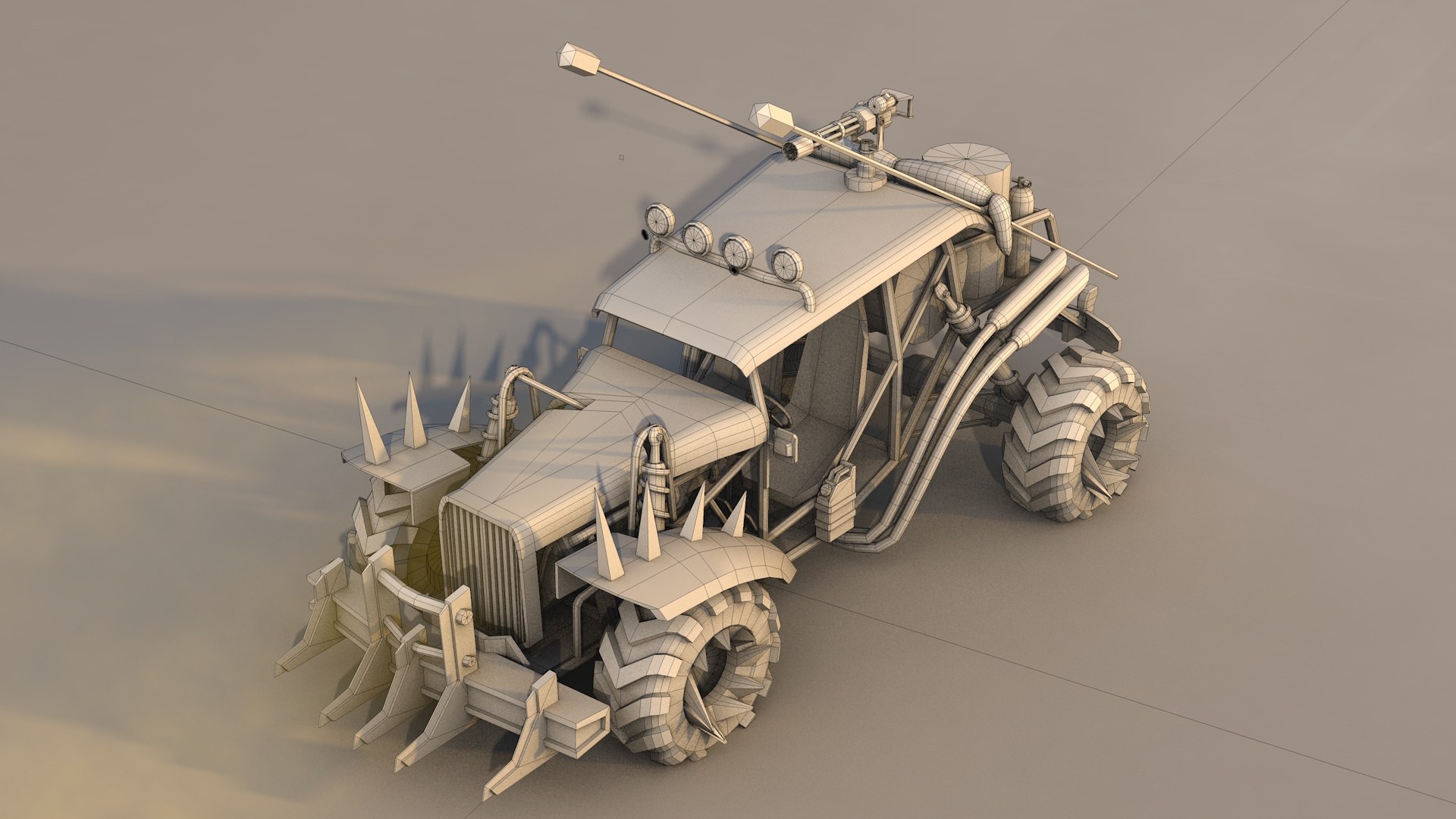 3D Battle Buggy 1 Model - TurboSquid 1601122
